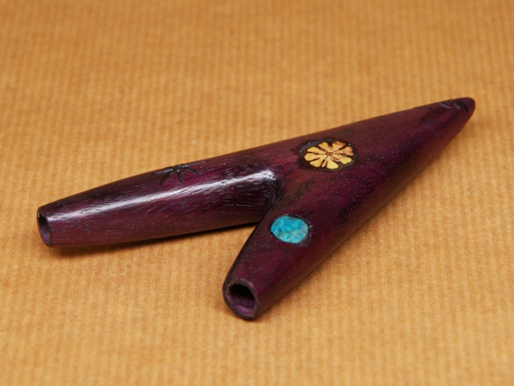 Kuripe with Caapi and Criscola (aka Kuripe, blowpipe, self-applicator for Rapé) at Katukina ...