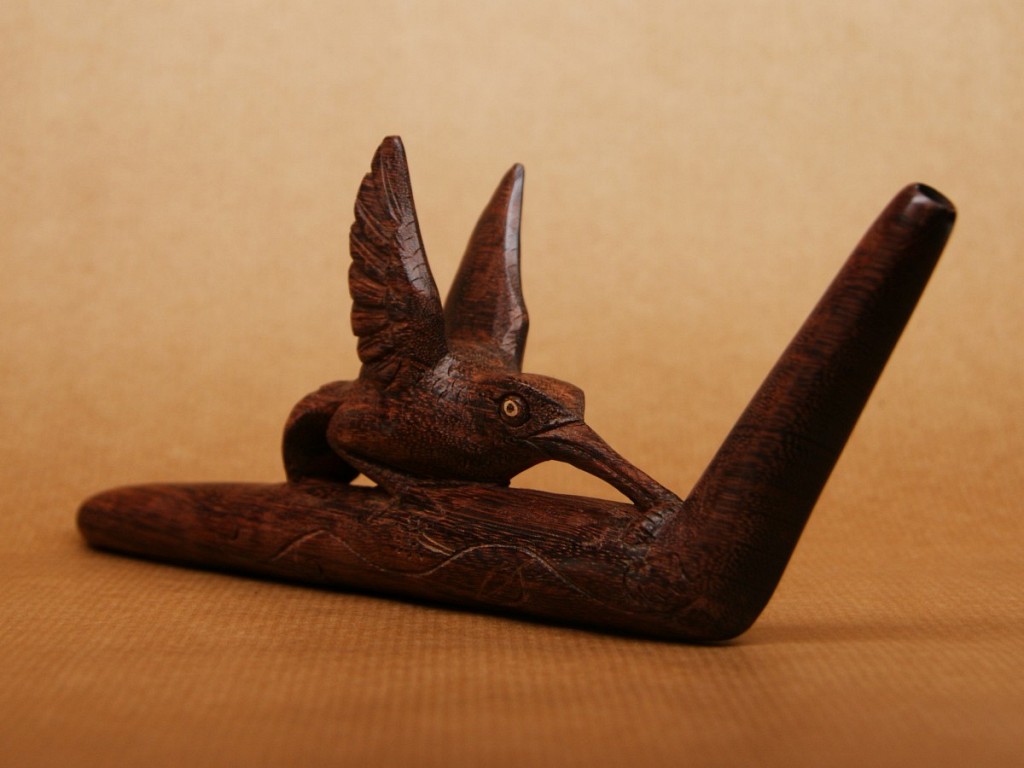 Tepi Colibri (aka Tepi, blowpipe, applicator for Rapé.) at Katukina ...